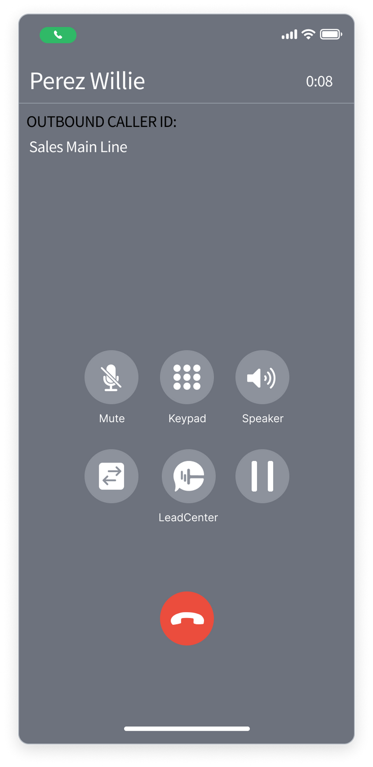 Placing calls on hold in the Lead Center mobile app – CallRail Help Center